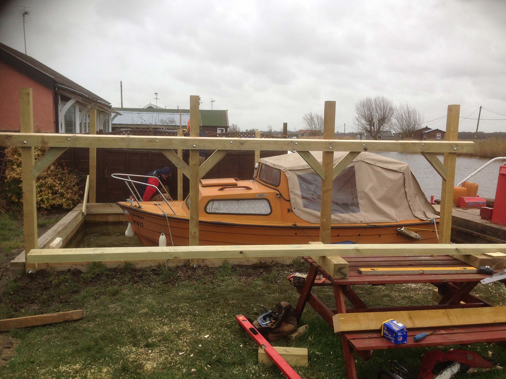 Boat Sheds & Timber Frame Buildings - G & H Piling & Dredging Services
