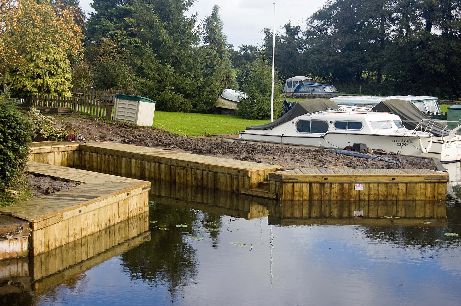Moorings - G & H Piling & Dredging Services